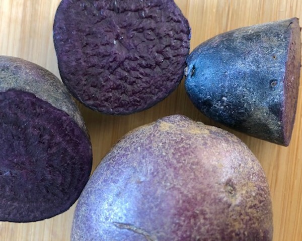 Organic Blue Potatoes